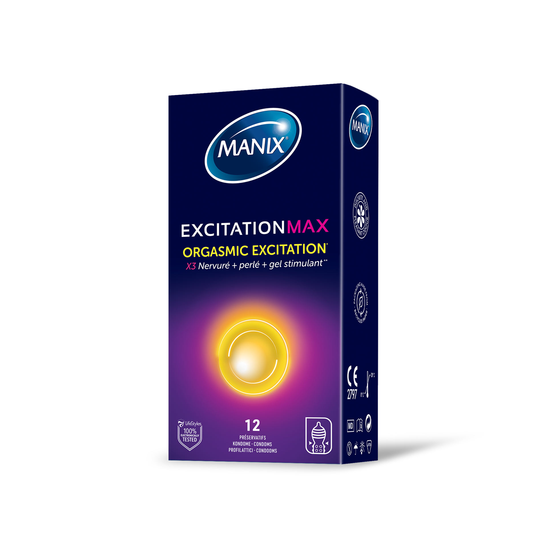 Pharmacie Intime Préservatifs Excitation Max - MANIX | eBay