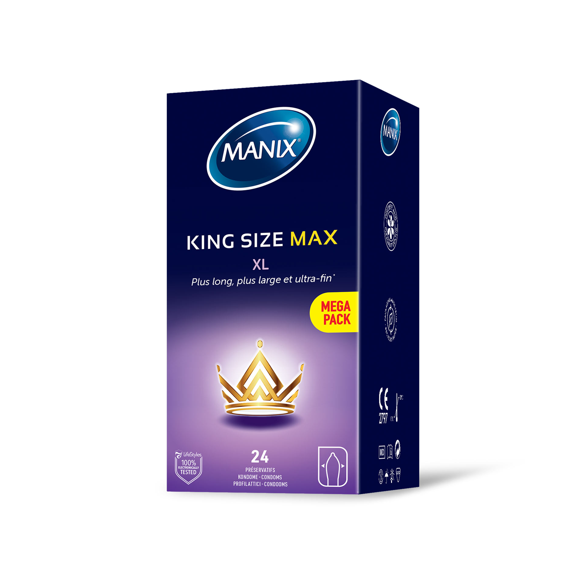 Pharmacie Intime Préservatifs King Size Max - MANIX | eBay